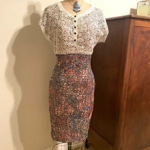 Byron Lars Dresses | Blair Collared Column Dress | Poshmark
